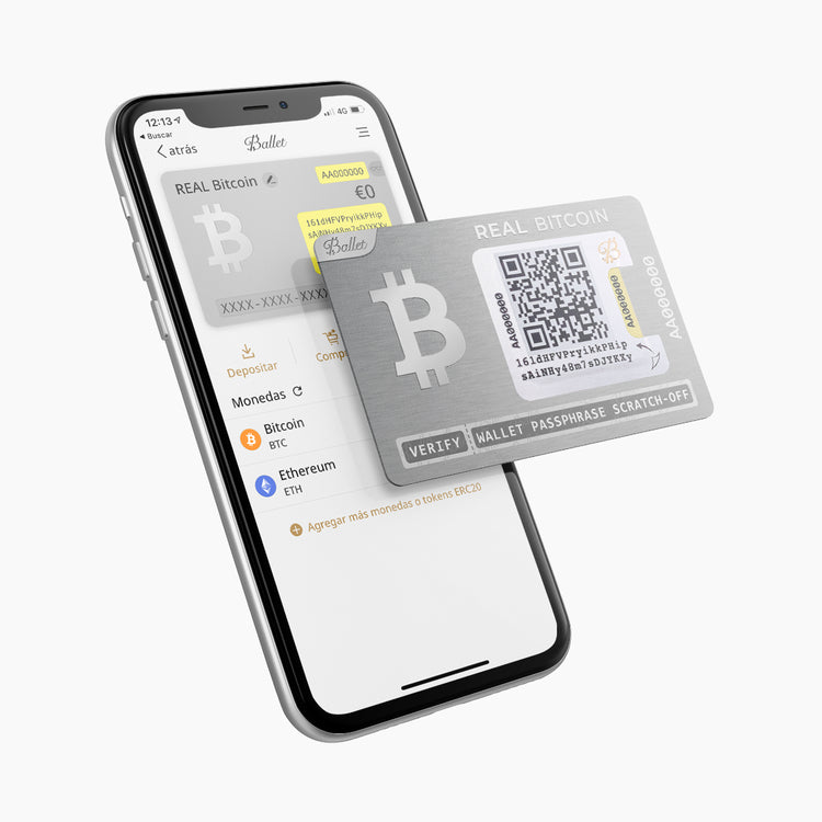 Ballet Real Bitcoin – La billetera fría más sencilla y segura – BitShop